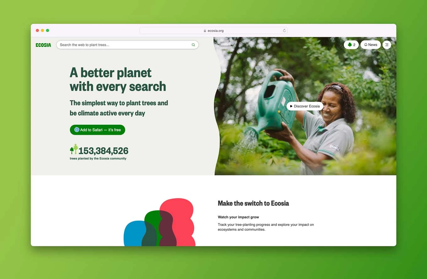 Ecosia Review: A Search Engine That Plants Trees - AppsThunder