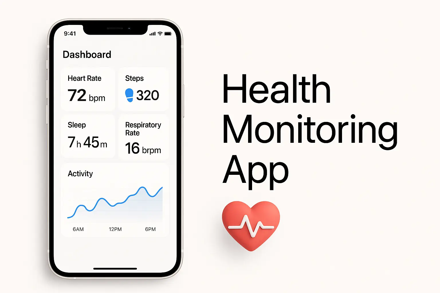 health monitoring mobile app iOS