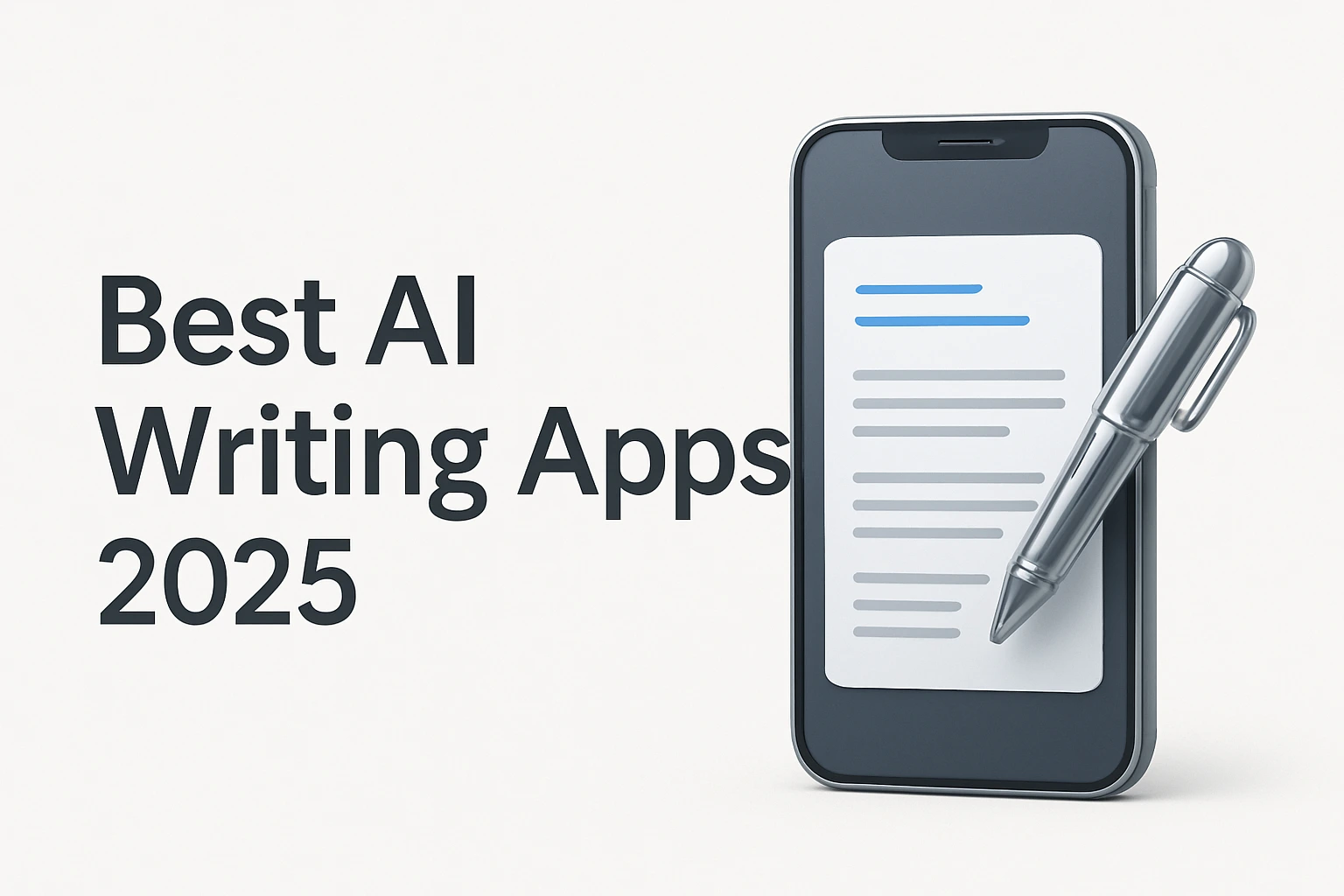Top AI Writing Apps 2025