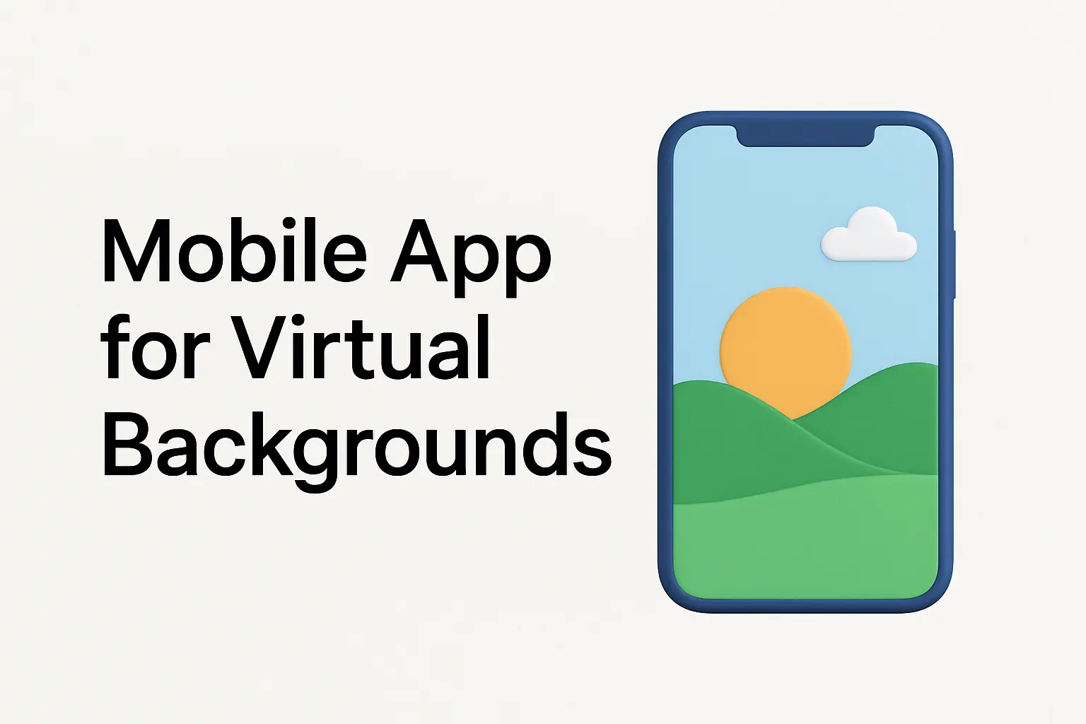 mobile app for virtual backgrounds