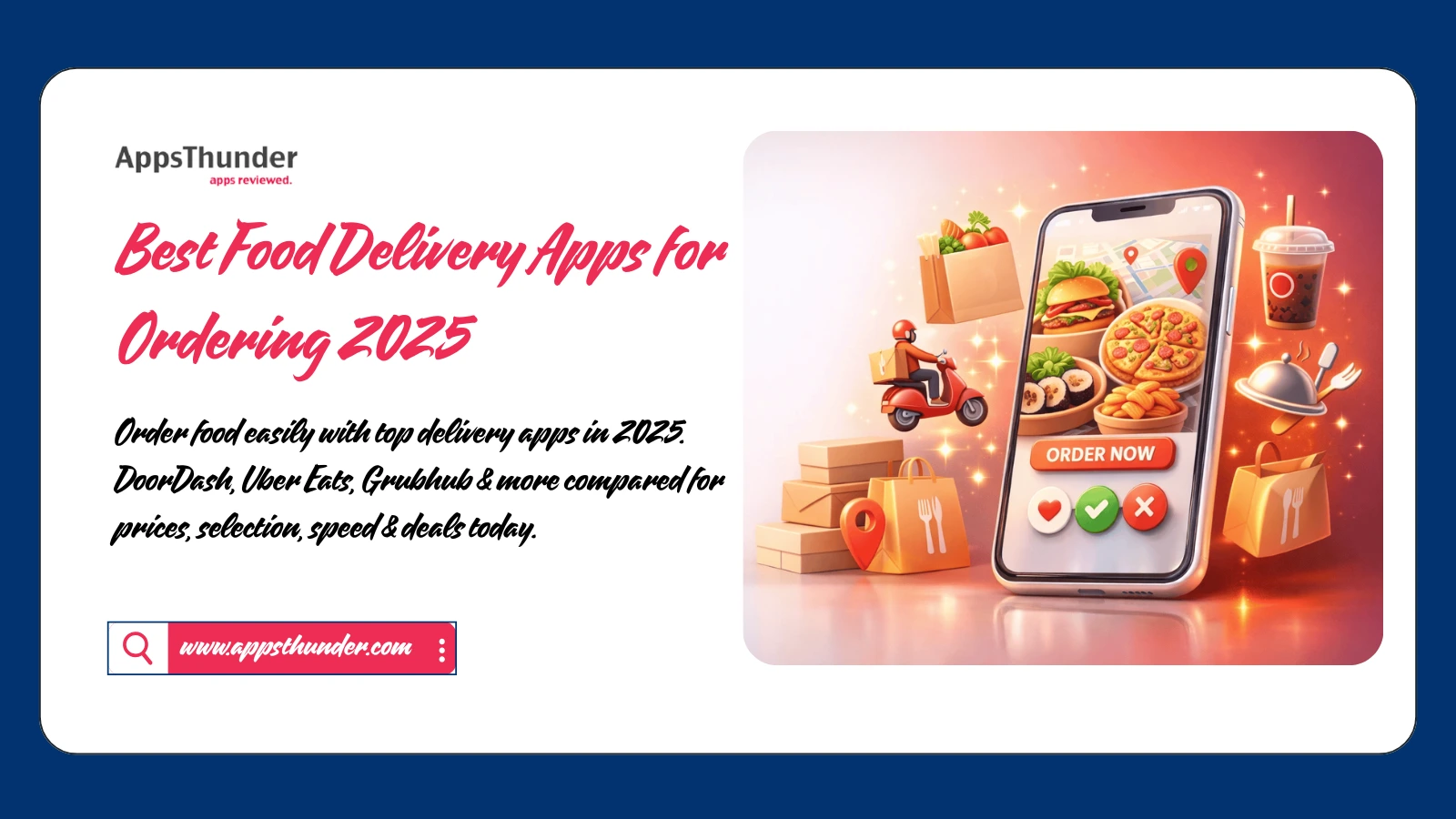 Best Food Delivery Apps for Ordering 2025